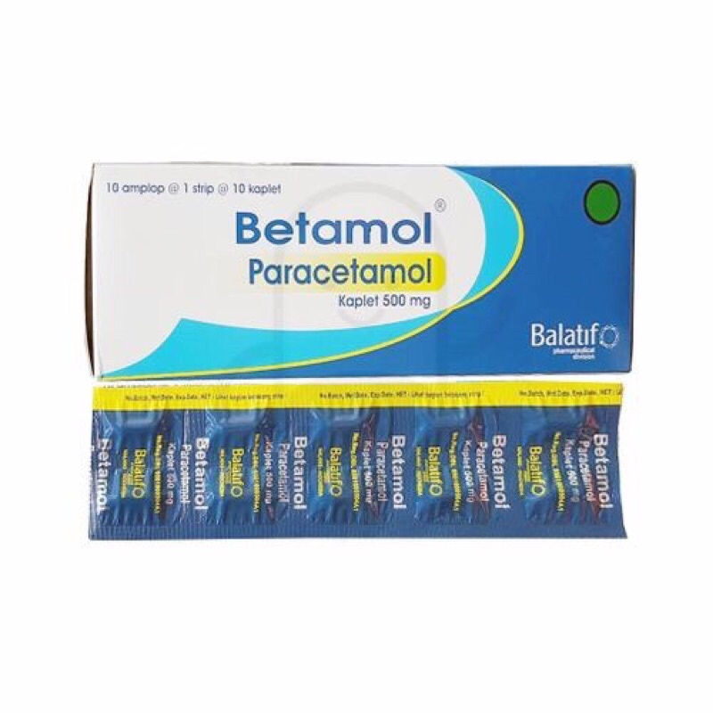 Jual Betamol / Paracetamol 500 Mg / Meringankan Rasa Nyeri / Sakit ...