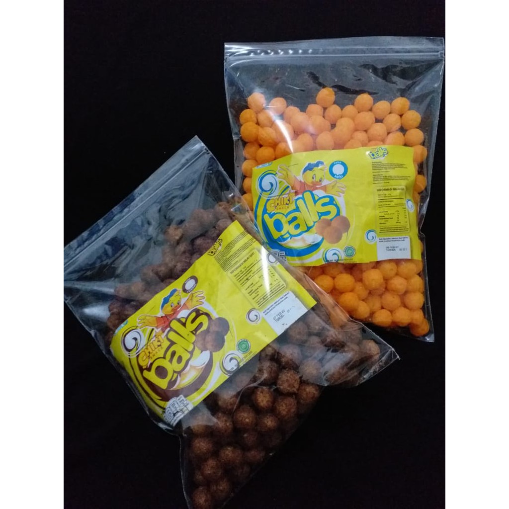 Jual Snack Chiki Ball Ayam atau Keju atau Coklat 250gr | Shopee Indonesia