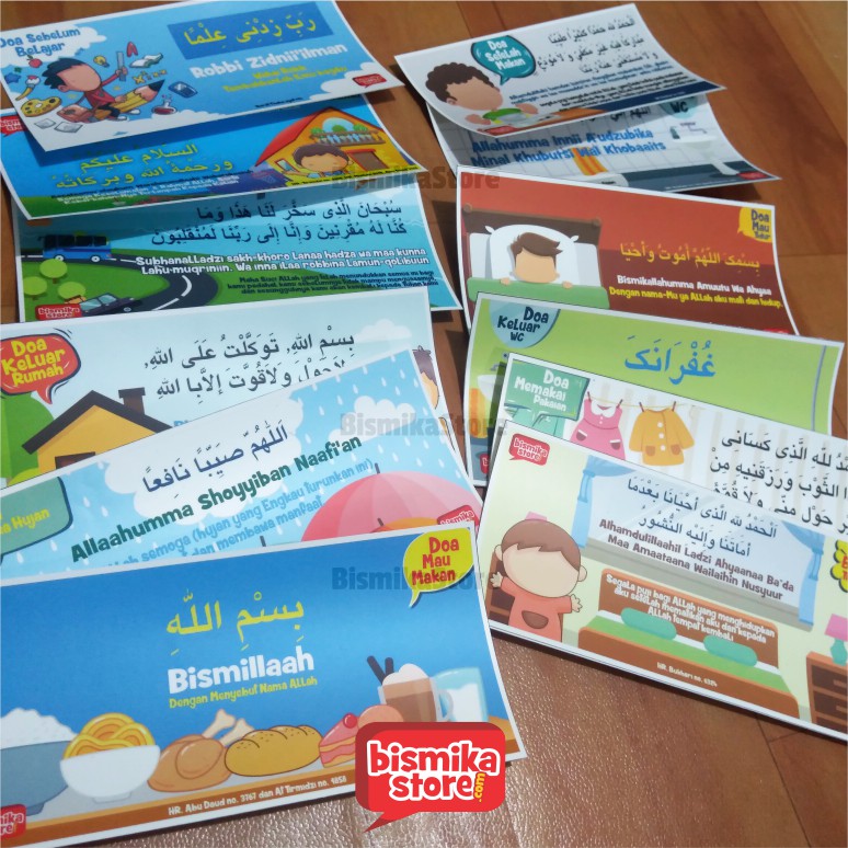 Jual Stiker Islami - Stiker Doa Harian - Stiker Anak Muslim - Stiker ...