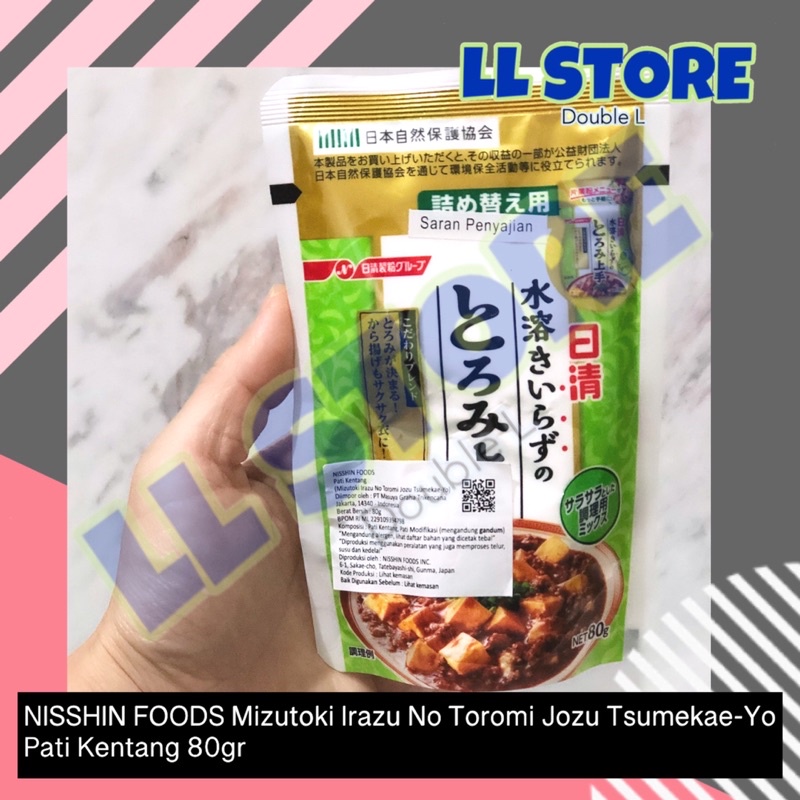 Jual NISSHIN FOODS Mizutoki Irazu no toromi Jozu Tsumekae Yo 80g ...
