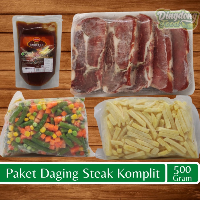 Jual Paket Daging Steak Sirloin Lengkap | Shopee Indonesia