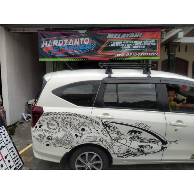 Jual cutting sticker mobil motif wayang | Shopee Indonesia