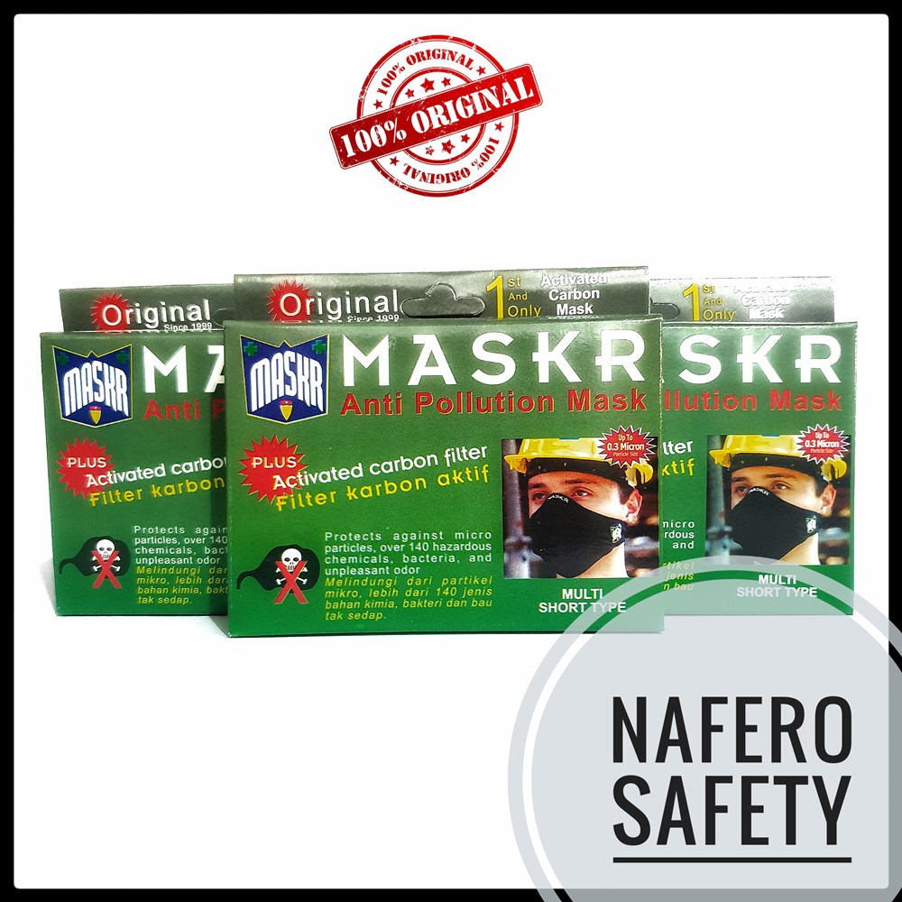 Jual ORIGINAL MASKER KAIN MASKR CARBON AKTIF MENCEGAH POLUSI DAN VIRUS ...