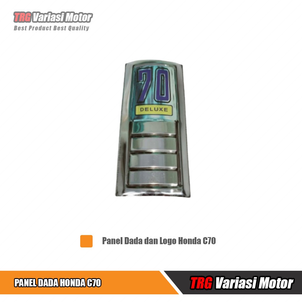 Jual Panel Dada C70 Dan Logo TRG Stainless Untuk Motor Honda C70 ...