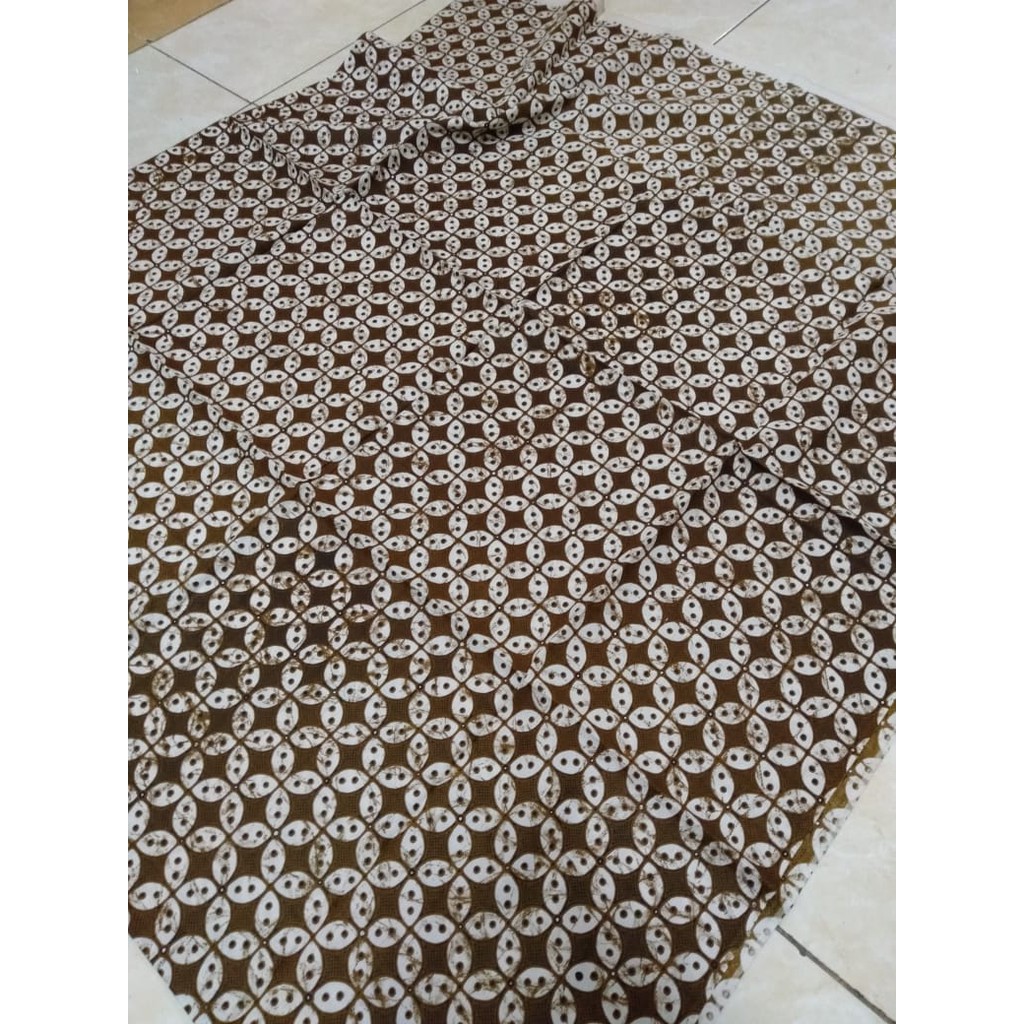 Jual Kain Batik SOLO motif full kawung paken Jogja | Shopee Indonesia
