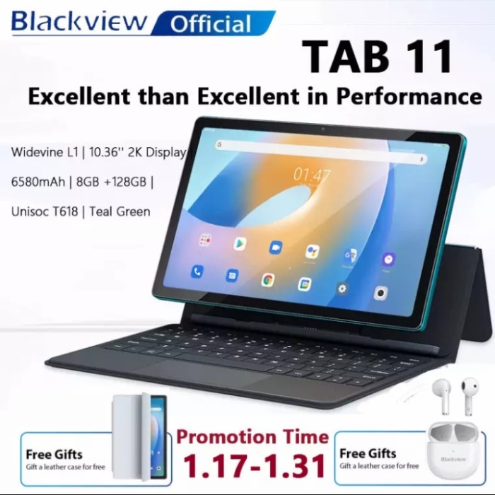 Jual Blackview Tab 11 Tablet 10.36inch RAM 8GB ROM 128GB Free Case ...