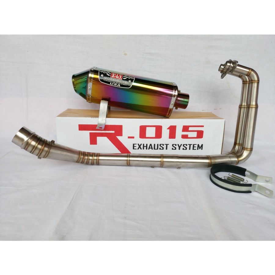 Jual Knalpot Yoshimura USA Mega Bass Rainbow Full Set CBR 250 New, CBR ...
