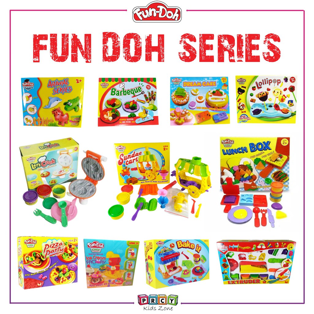Jual Mainan Fundoh Lilin Plastisin Fun Doh Playdough Edukasi Anak Laki ...