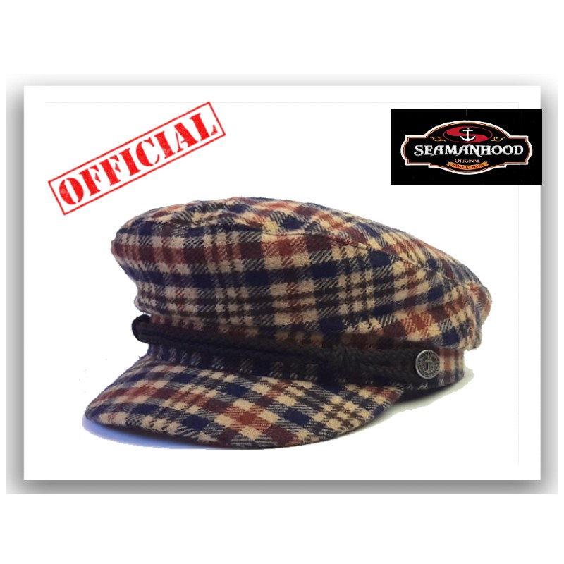 Jual Original Fiddler Hat Cap/ Topi Kapten Pelaut / Topi Sailor cap ...