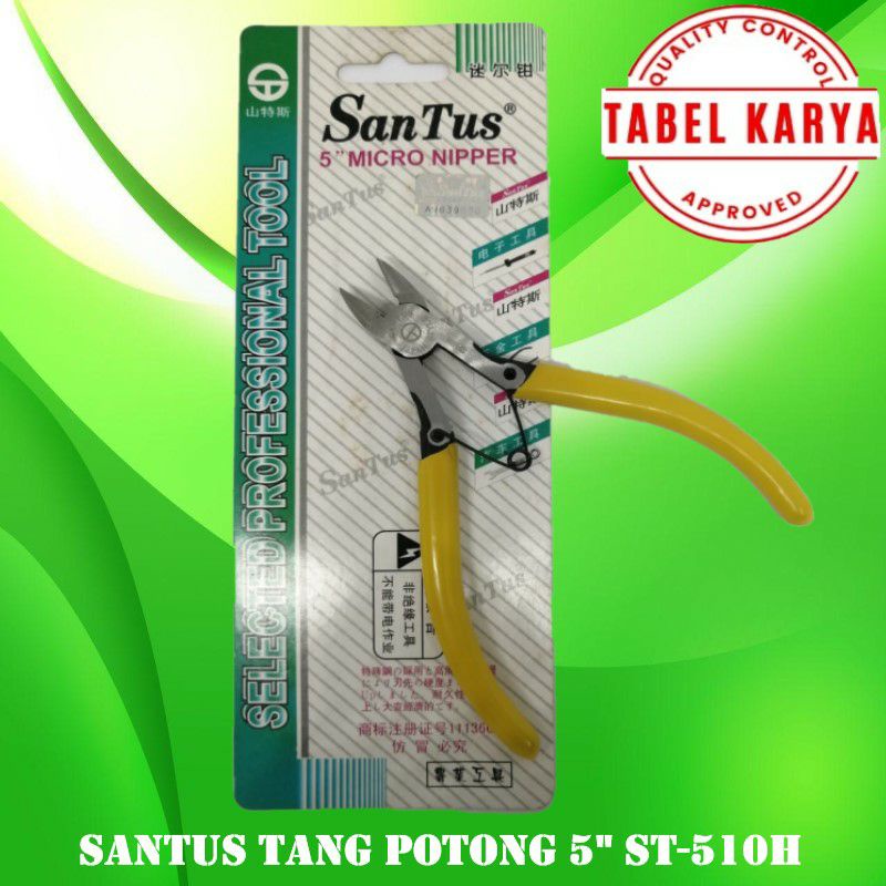 Jual TANG POTONG 5" INCH MICRO NIPPER SANTUS ST-510H | Shopee Indonesia