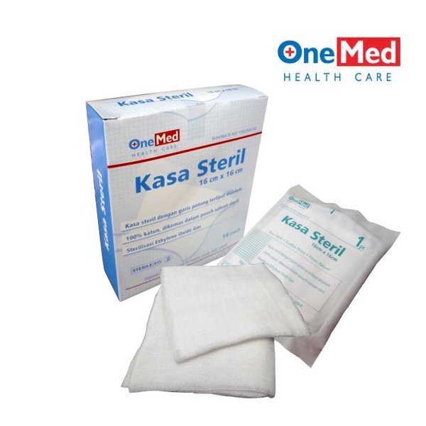 Jual OneMed Kasa Steril 16x16 / Kasa Steril 10 x 10 cm | Shopee Indonesia