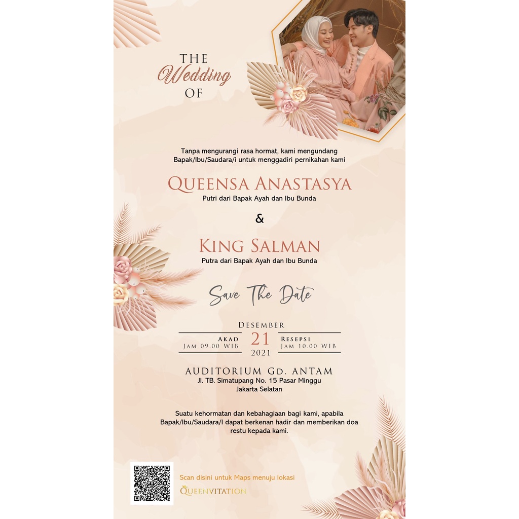 Jual PROMO 50% Video Undangan Digital Pernikahan Kualitas Undangan ...