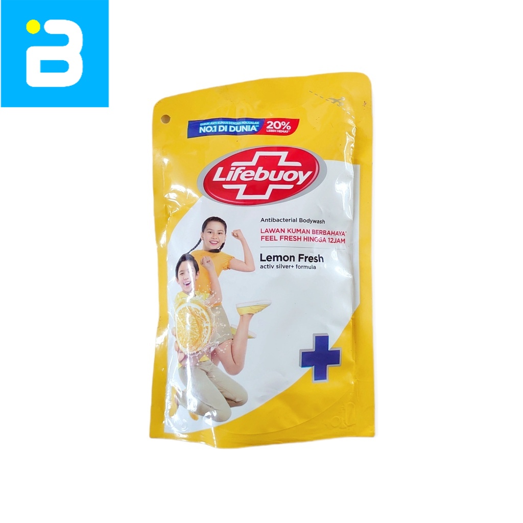 Jual Lifebuoy Antibacterial Bodywash Lemon Fresh Pouch 250 ML | Shopee ...