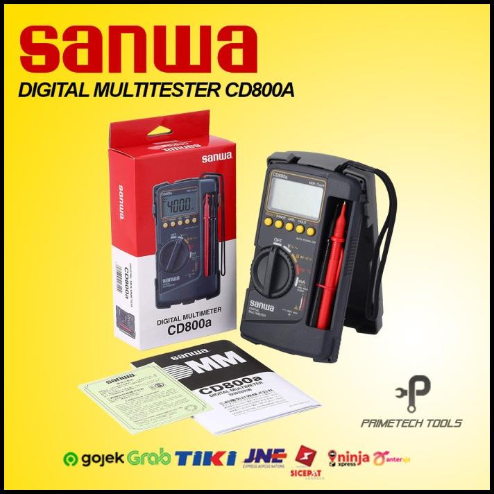 Jual Sanwa Cd800A Digital Multimeter Avometer Multitester | Shopee ...
