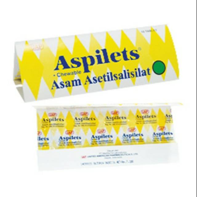 Jual Aspilet 80 mg obat pengencer darah | Shopee Indonesia
