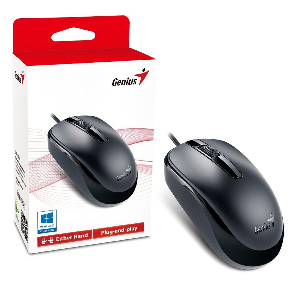 Jual GENIUS DX-125 Wired Optical Mouse USB With 1000 DPI (ORIGINAl ...