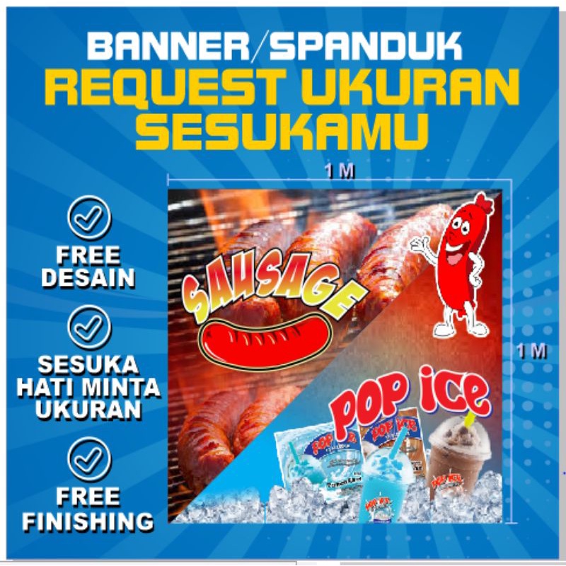 Jual Banner / Spanduk Murah, Custom Ukuran Sesuai kebutuhan | Shopee ...