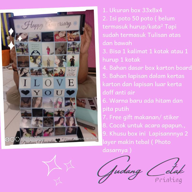 Jual KADO UNIK VALENTINE/MEMORY BOX/ HADIAH ULANG TAHUN,ANNIVERSARY,LDR ...