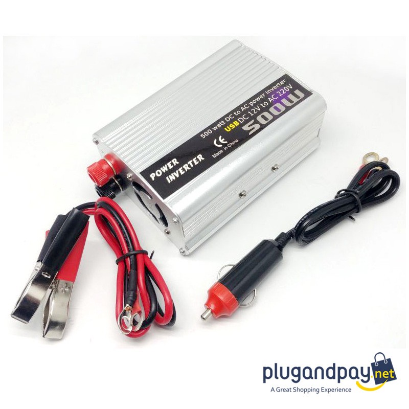 Jual Car Power Inverter Mobil DC 12V to AC 220V 500W - plugandpay ...