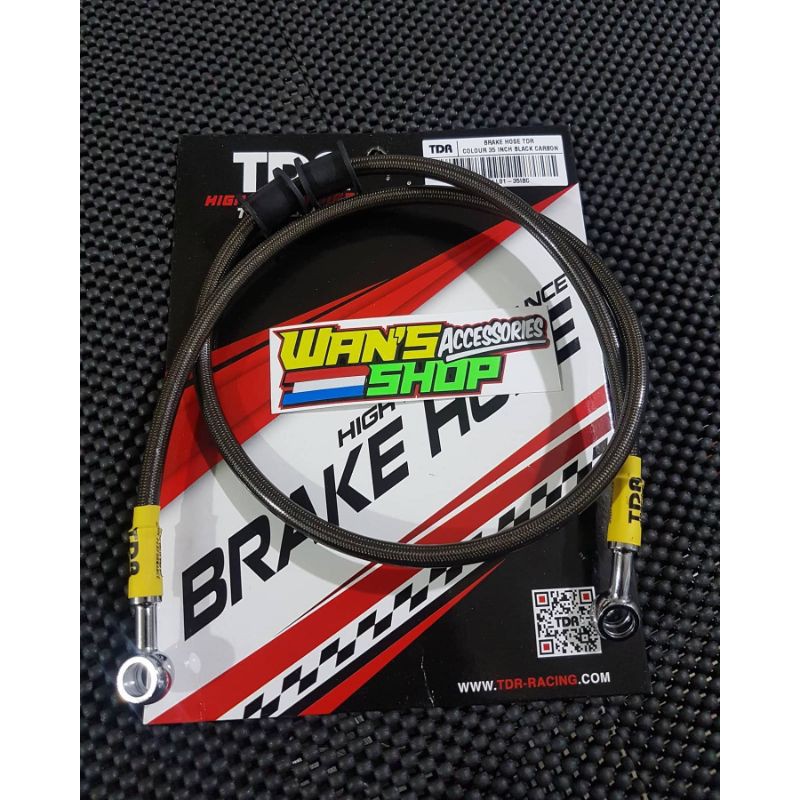 Jual selang rem TDR serat karbon 35inch panjang 90cm universal motor ...