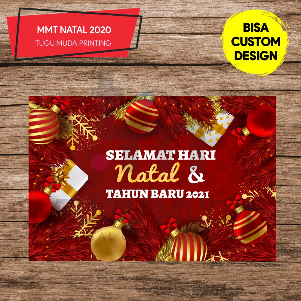 Jual Cetak Spanduk|Banner|MMT - Selamat Hari Natal 2020 & Tahun Baru ...