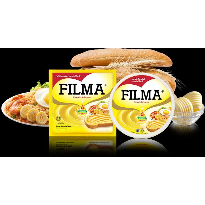 Jual filma margarin serbaguna 200 gr/margarin serbaguna/mentega/filma ...