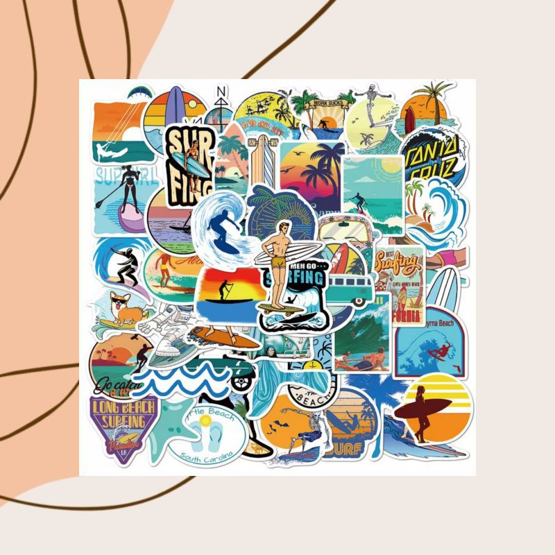 Jual Surfing Sticker Pack | Shopee Indonesia