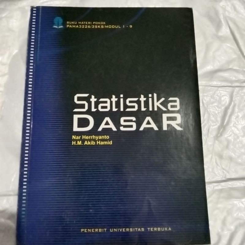 Jual STATISTIKA DASAR OLEH NAR HERRHYANTO DAN H M AKIB HAMID | Shopee Indonesia