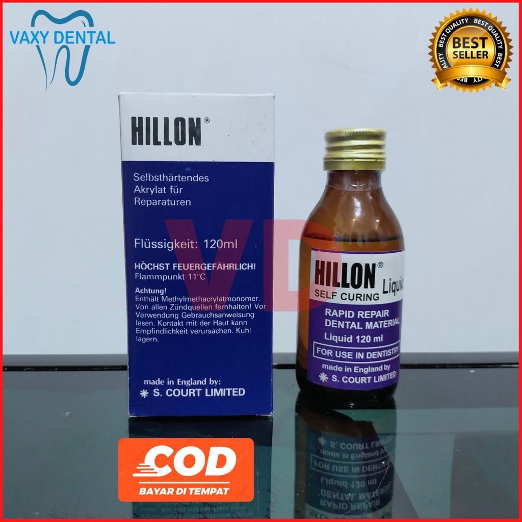 Jual LIQUID SC HILLON 120ml cairan bahan gigi palsu otomatis tanpa ...
