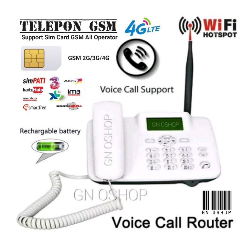Jual Telepon GSM WiFi Hotspot 4G LTE Telp Telpon Telephone Fwp Fwt ...