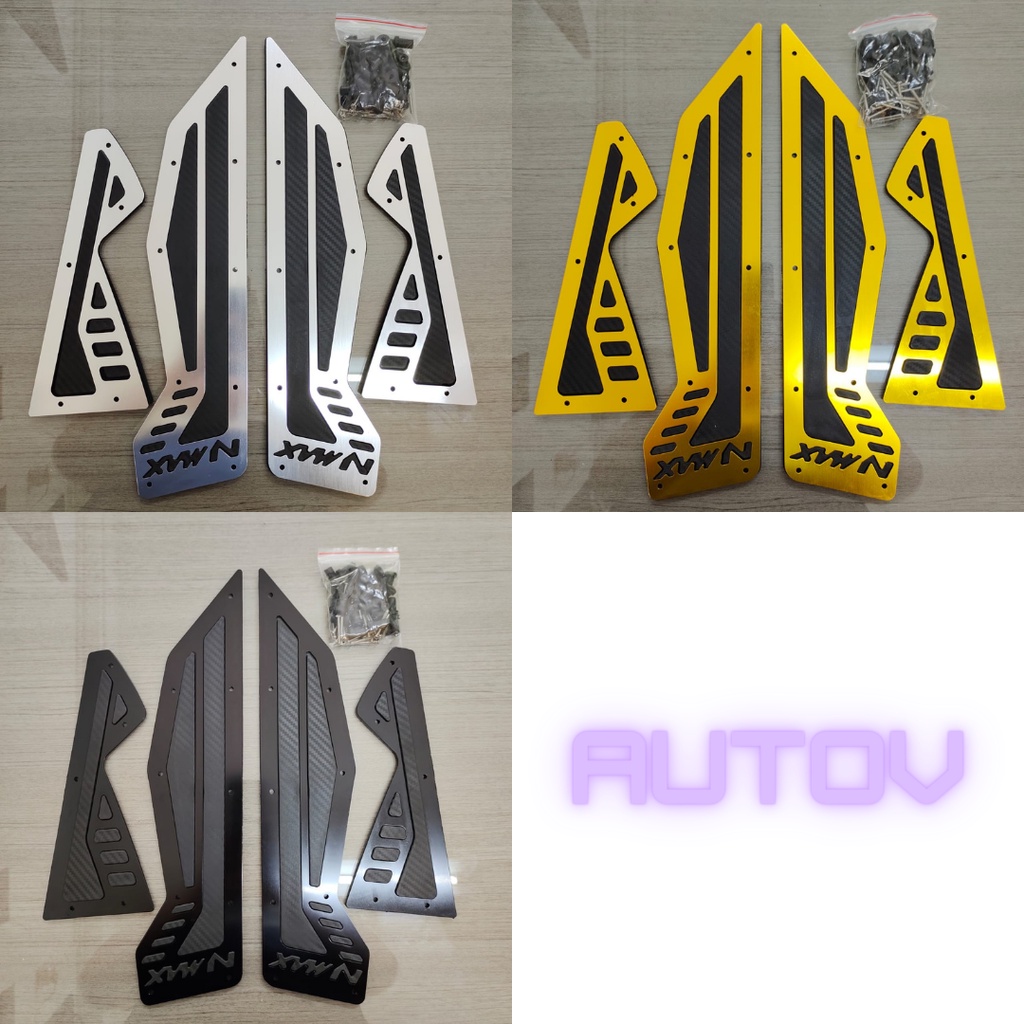 Jual Plat Bordes yamaha Nmax Cnc Pijakan Kaki Nmax old | Shopee Indonesia