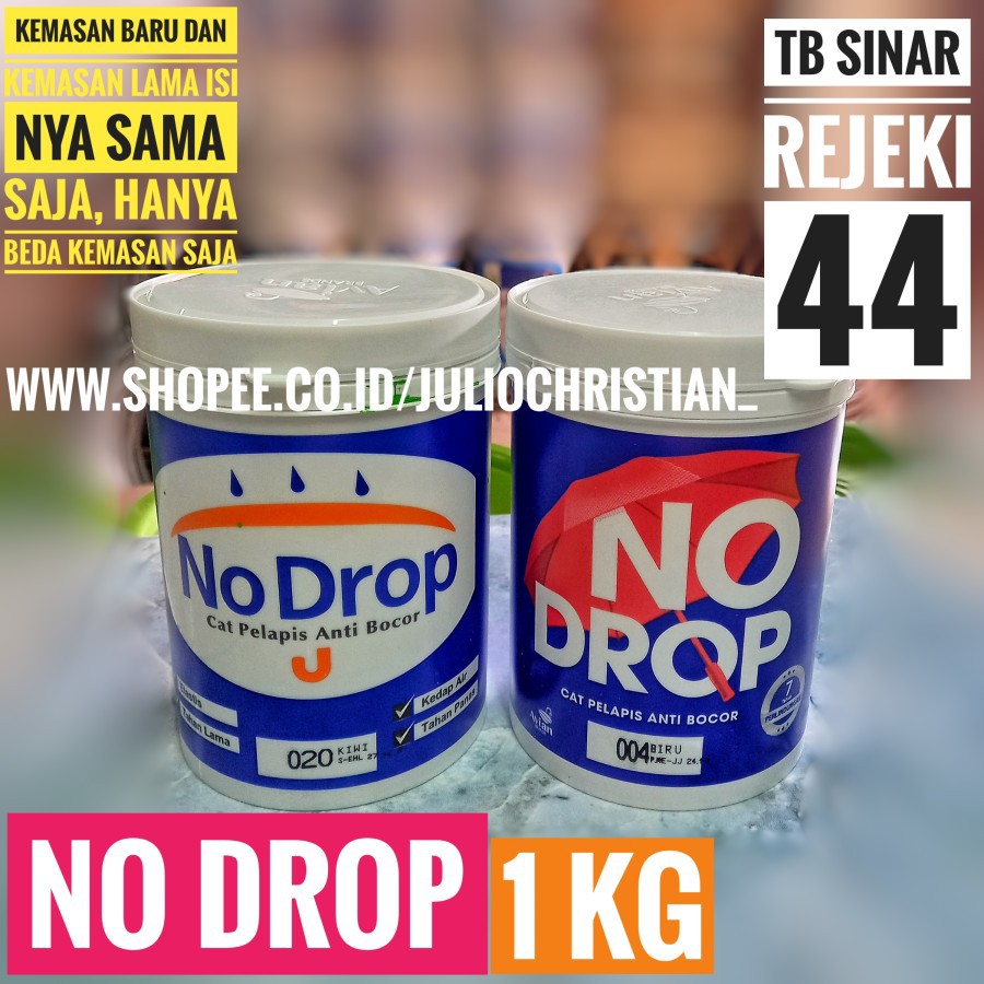 Jual NO DROP KILOAN KALENG 1 KG WARNA READY MIX CAT PELAPIS ANTI BOCOR ...