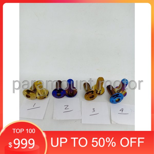 Jual baut Disc piringan cakram model probolt biru dan gold mur | Shopee Indonesia