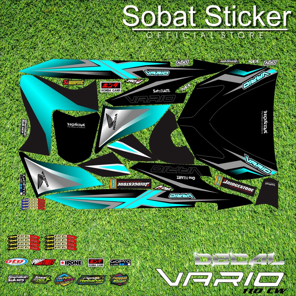 Jual DECAL FULL BODY VARIO KARBU 110 CW - DECAL STICKER FULL BLOCK ...