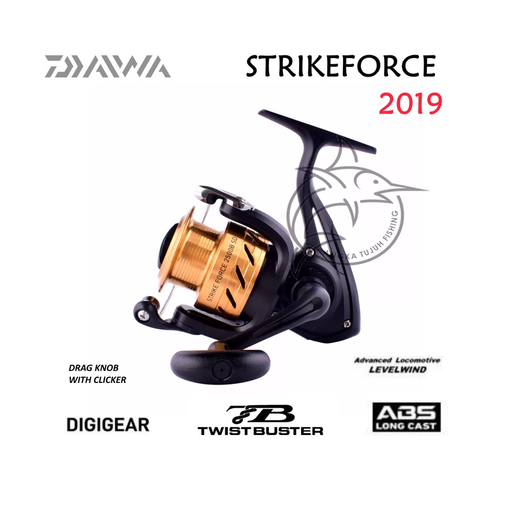 Jual Daiwa Strikeforce Strike Force Model 2019 Reel Pancing 1000 2500 ...