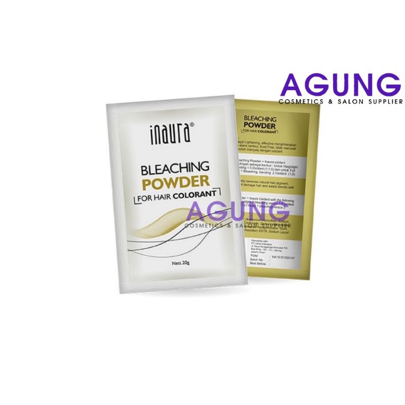 Jual Inaura Bleaching Powder Sachet 20gr | Shopee Indonesia