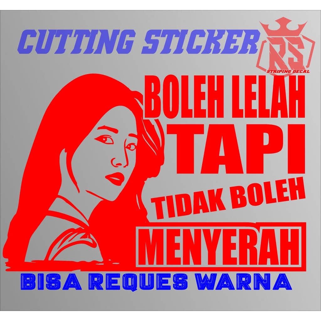 Jual STICKER SKOTLET STIKER BOLEH LELAH SOPIR/BODY MOBIL TRUCK/PICK UP ...