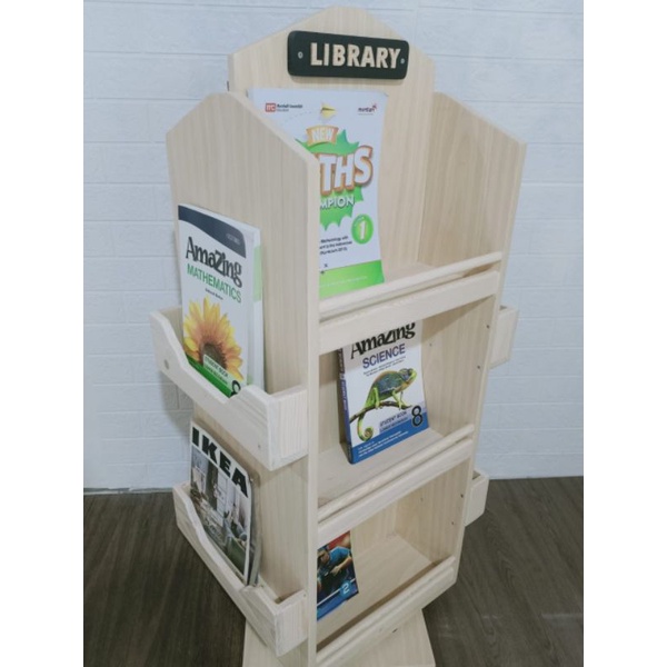 Jual rak display , rak buku display , rak buku kayu , lemari buku kayu ...