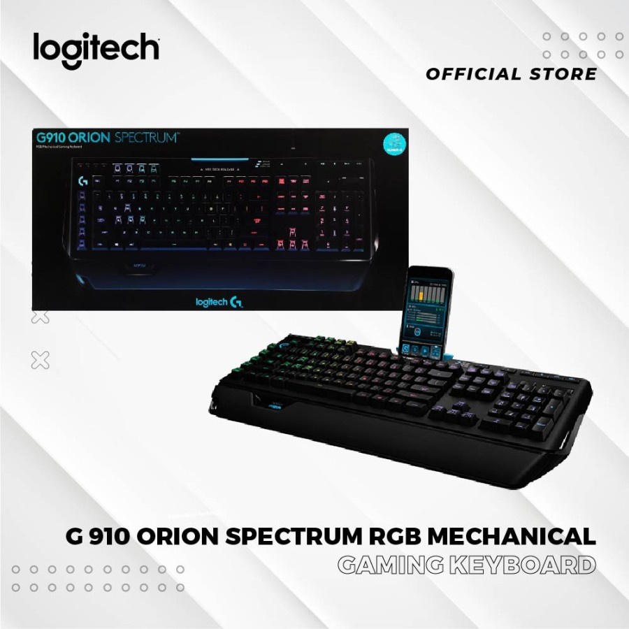 Jual Logitech G910 Orion Spectrum RGB Mechanical Gaming Keyboard ...