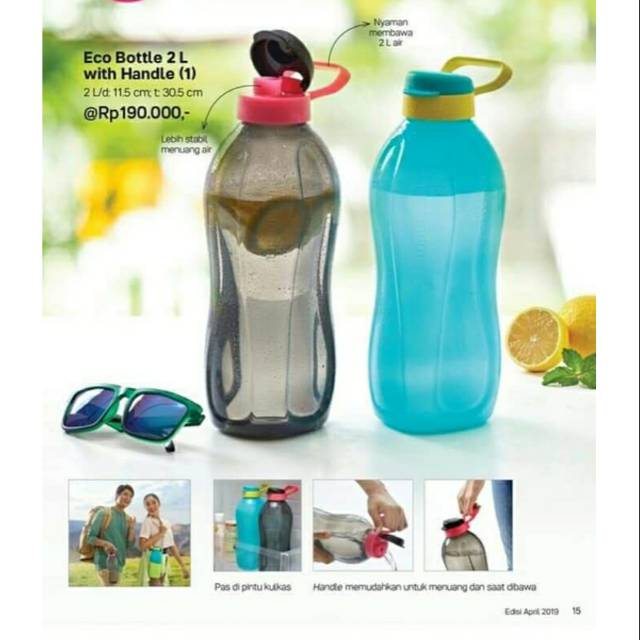 Jual Tupperware ECO BOTTLE 2L | Shopee Indonesia