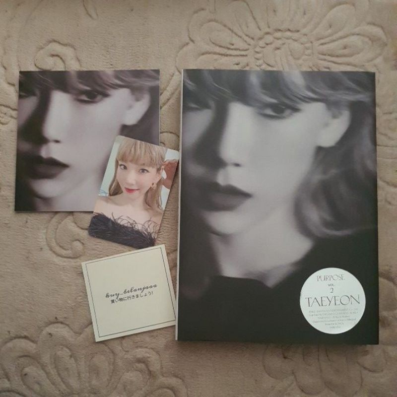 Jual Album Taeyeon PURPOSE vol.2 UNSEALED | Shopee Indonesia