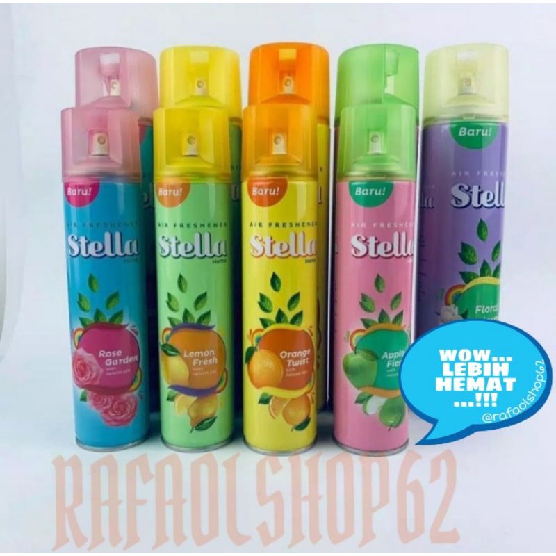 Jual PENGHARUM RUANGAN STELLA AEROSOL SPRAY 400ML / 200ML | Shopee ...