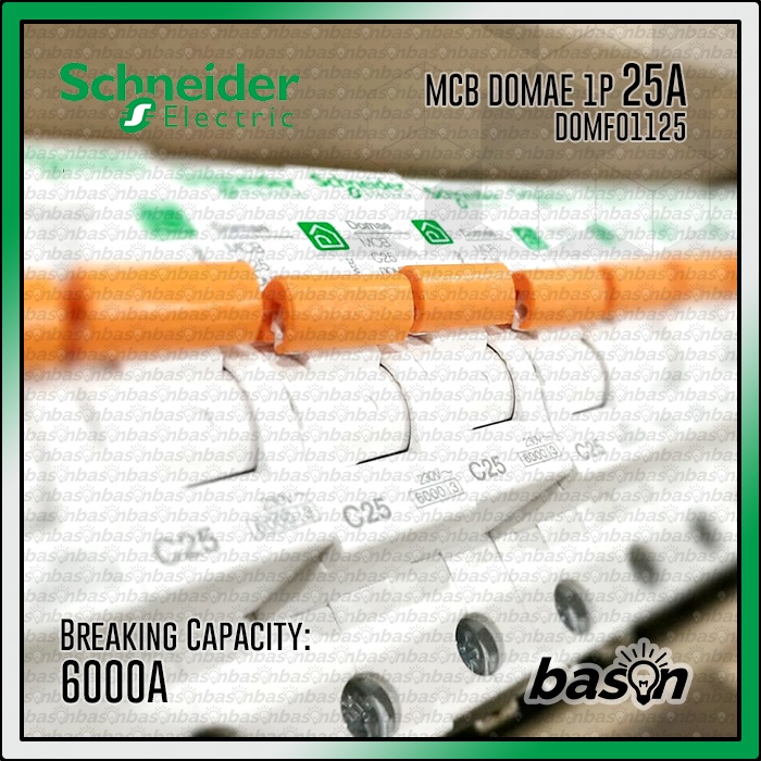 Jual SCHNEIDER MCB Domae 1Phase 25A - circuit breaker / pemutus sikrit ...