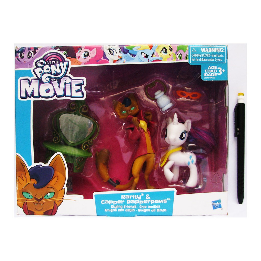 Jual Hasbro My Little Pony Rarity & Capper Dapperpaws Styling Friends ...