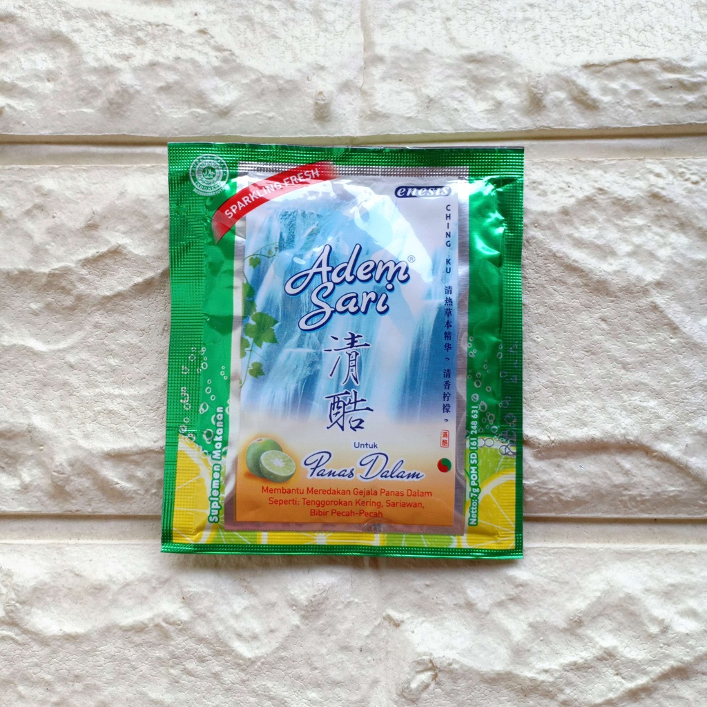 Jual Adem Sari Enesis Sachet 7gr Suplemen Makanan Minuman Larutan ...