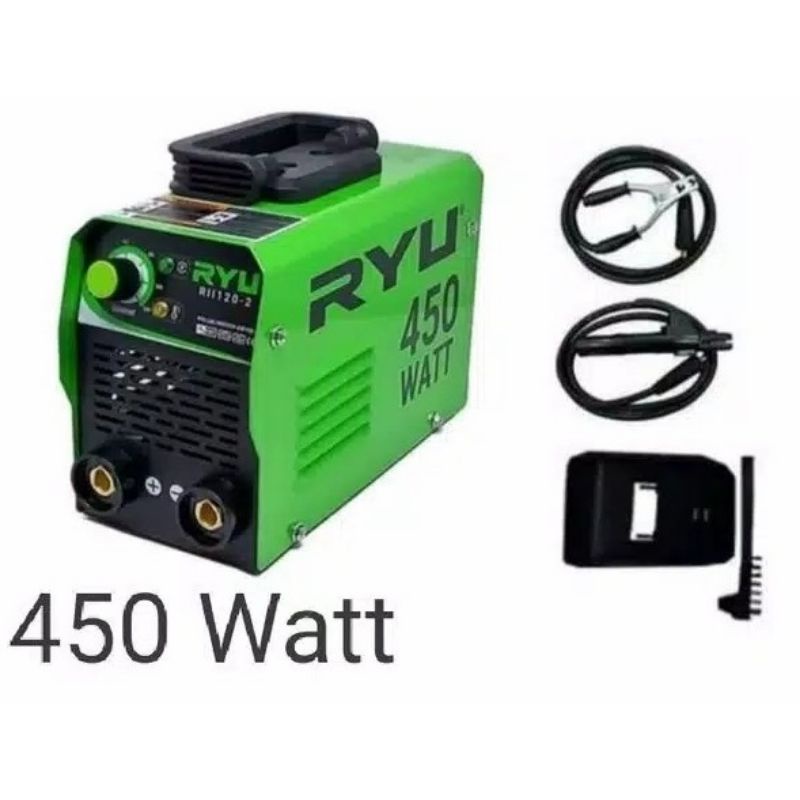 Jual RYU Mesin Las Listrik 450 Watt Inverter Welding Travo IGBT | Shopee Indonesia