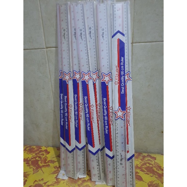 Jual Penggaris panjang 60 cm/merk STAR/murah | Shopee Indonesia