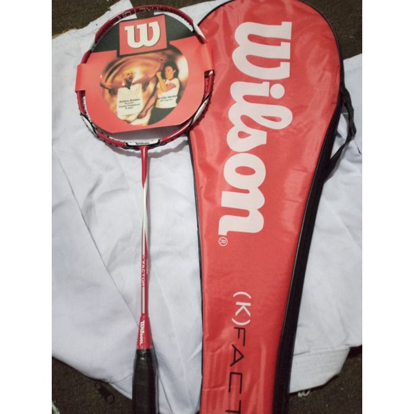 Jual RAKET WILSON CARBON PREMIUM ( belum ada senar ) | Shopee Indonesia