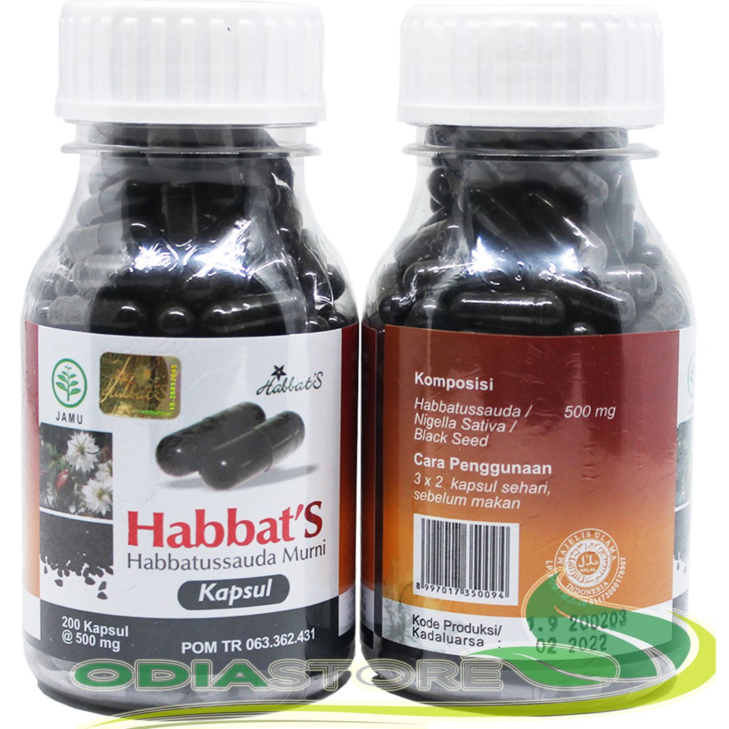 Jual Habbats Habbatussauda Murni 200 Kapsul | Shopee Indonesia