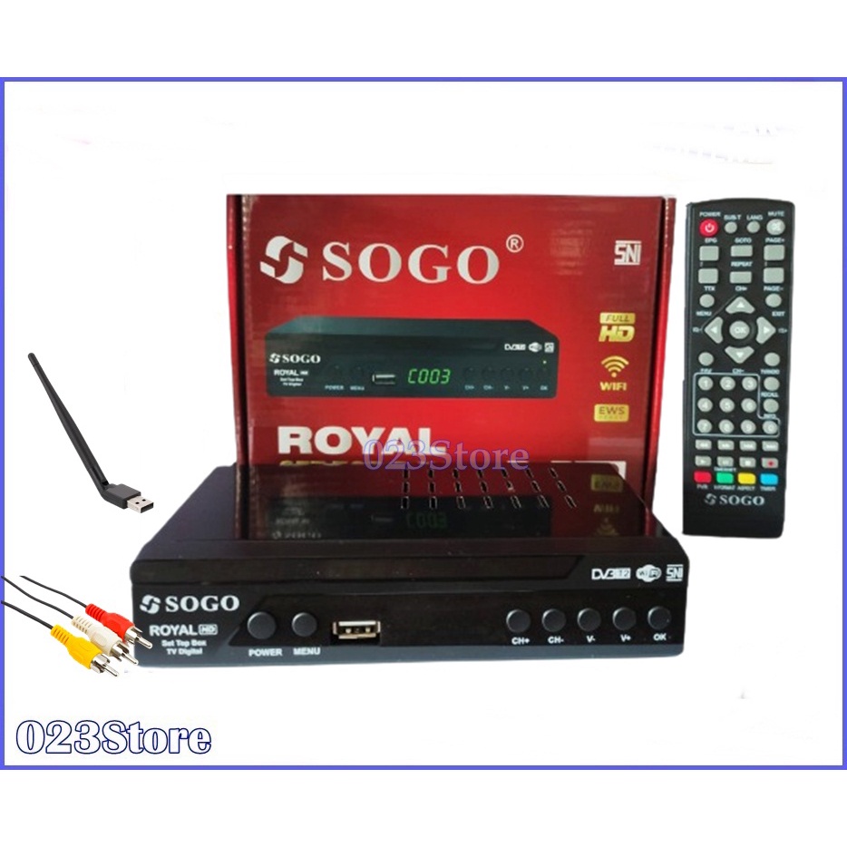 Jual STB / Set Top Box SOGO DVB T2-01 TV Siaran Digital Receiver STB ...
